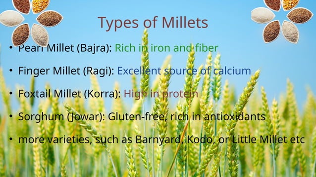 Presentation on the Millets- How usesful | PPT