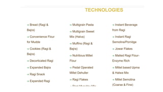 Millets : database | PPT
