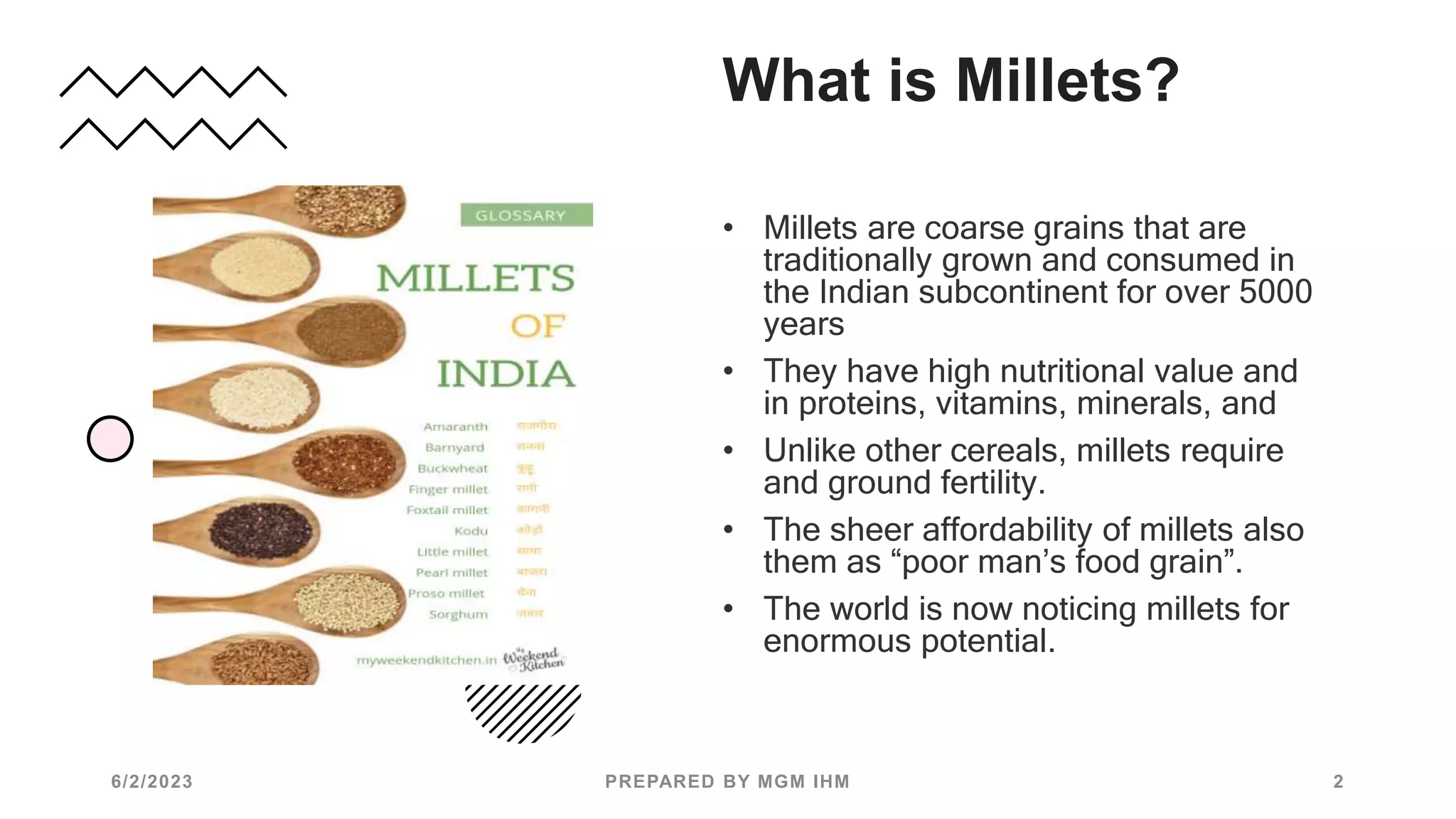 MILLETS.pptx