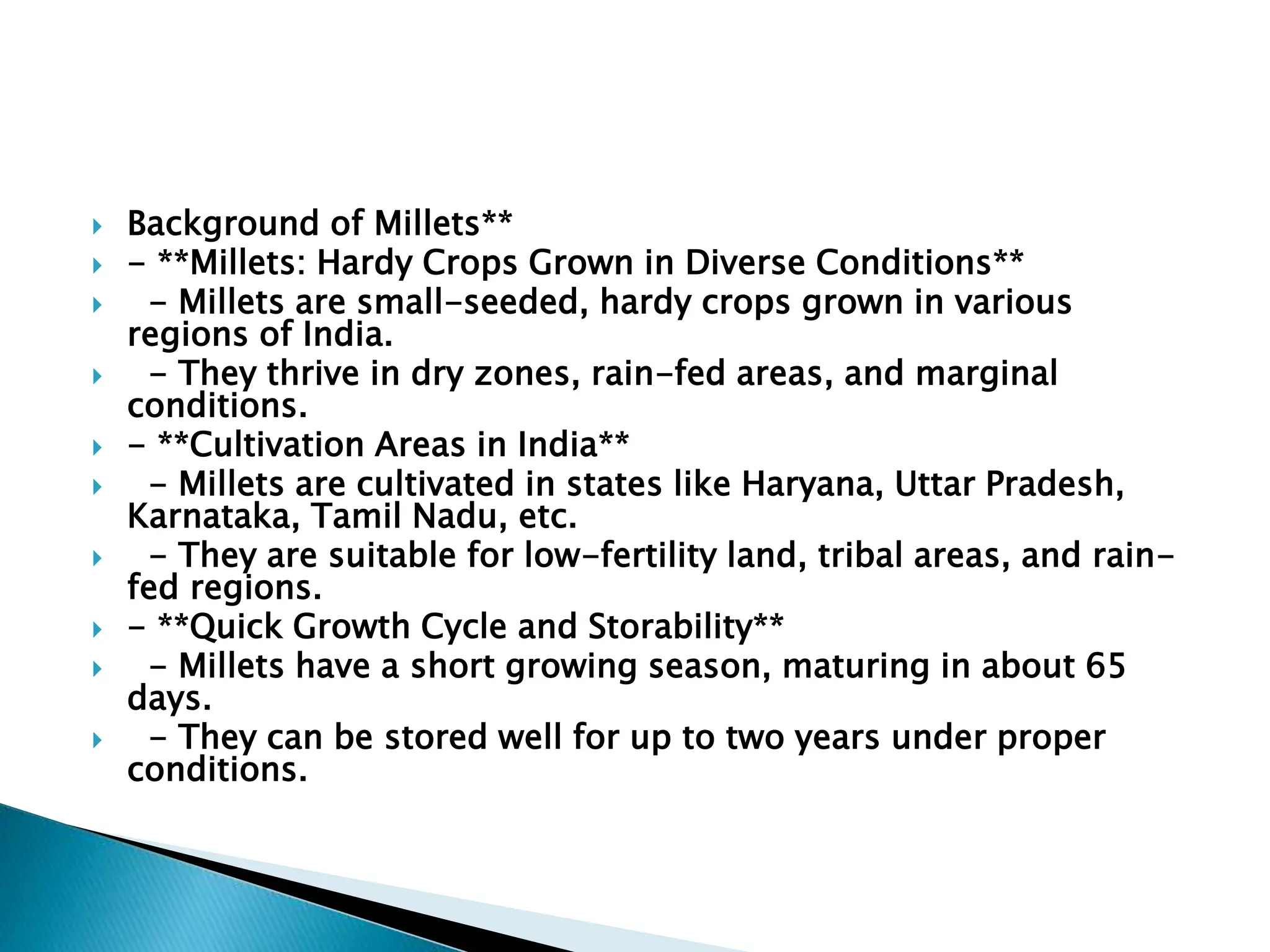 Introduction to Importance of Millets.pptx