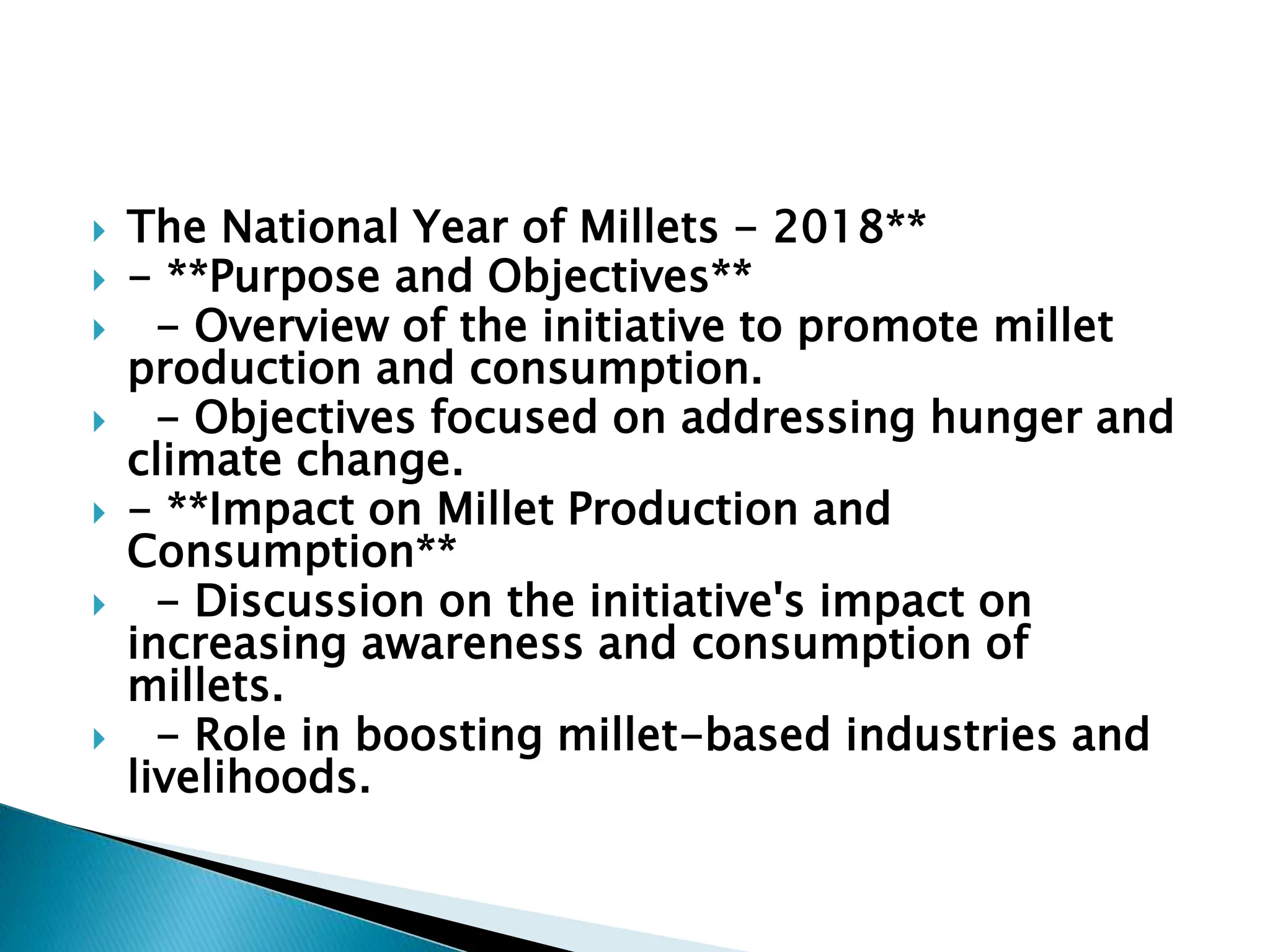 Introduction to Importance of Millets.pptx