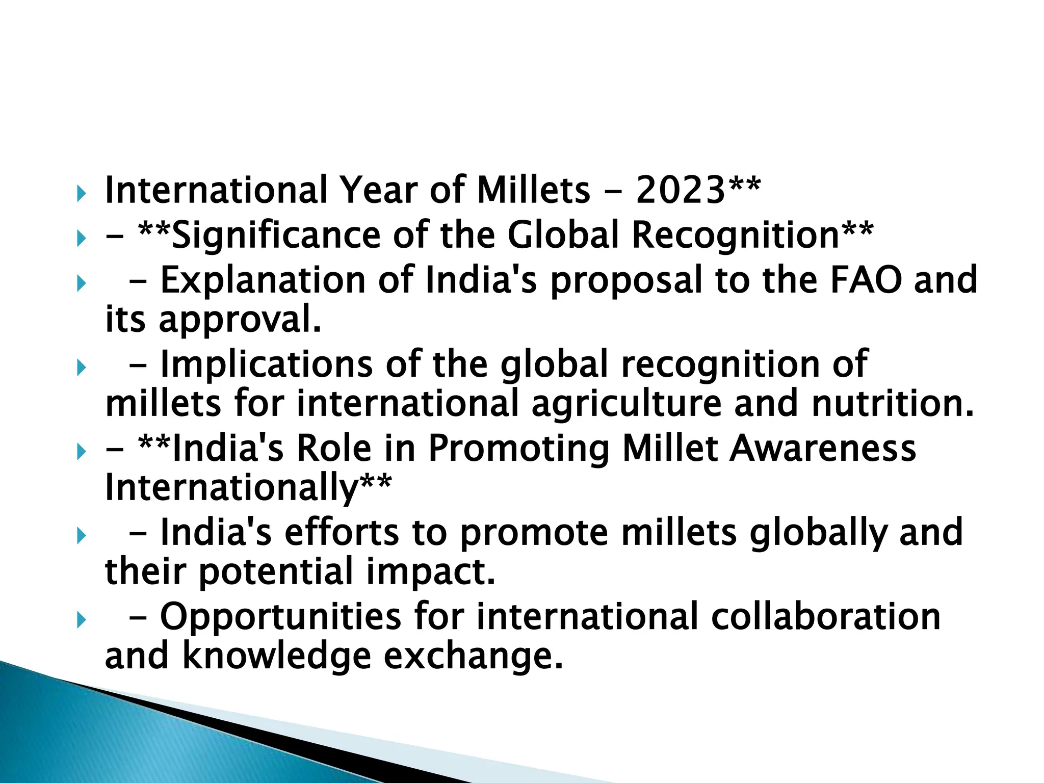 Introduction to Importance of Millets.pptx
