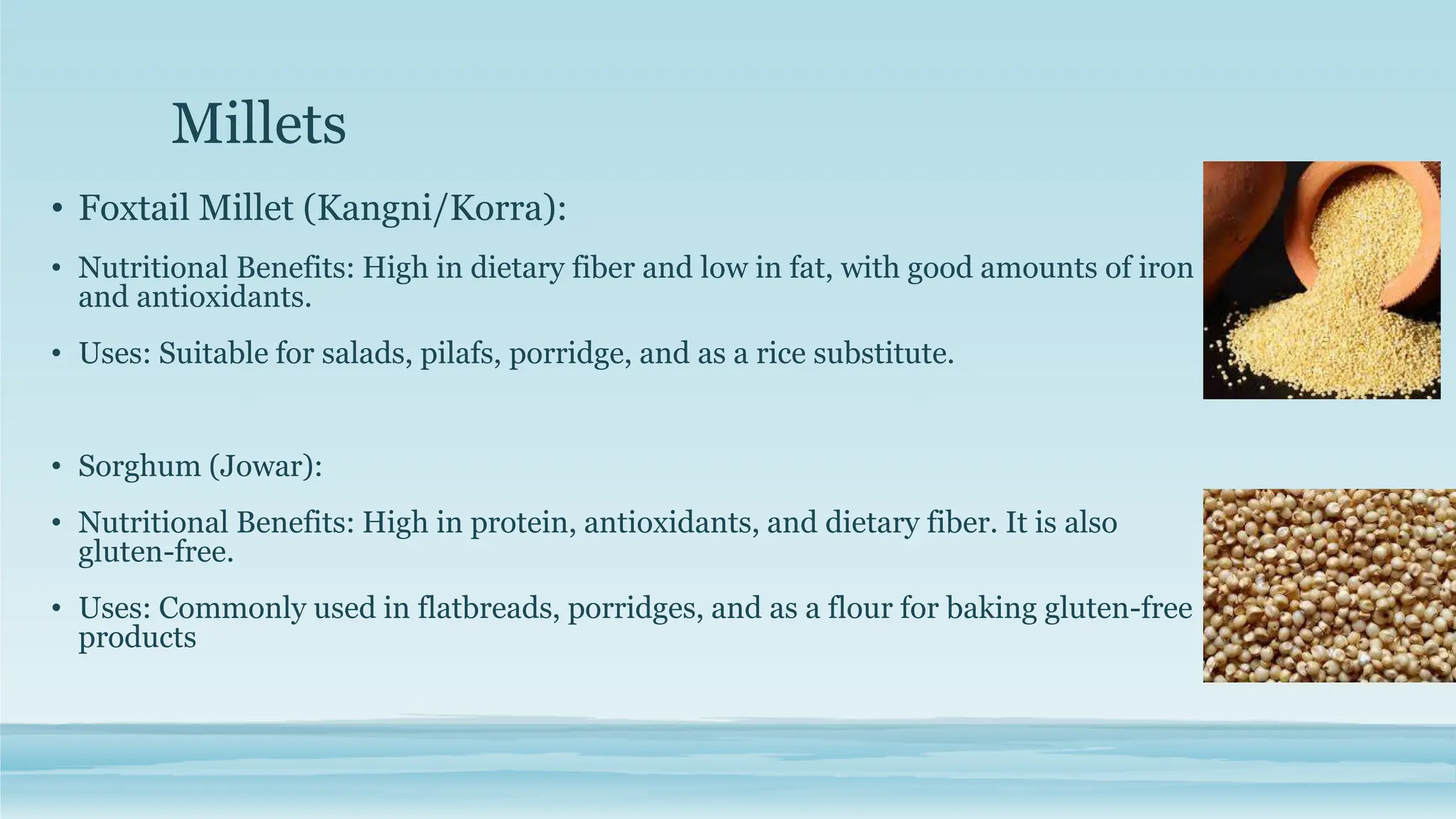 MILLETS AND IT'S important on human health | PPT
