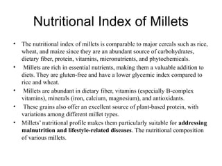 Millets: The Smart Grain Revolution for Sustainable Nutrition, Climate ...
