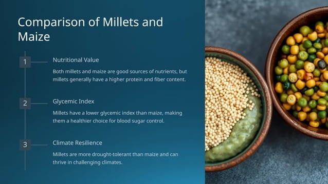Millets-and-Maize-A-Comparative-Overview.pptx | Healthy Cooking and ...