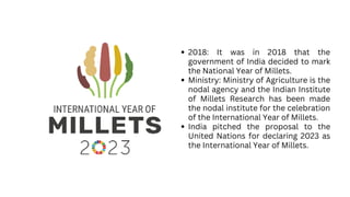 Millets - The magic grains and its benefits | PPT