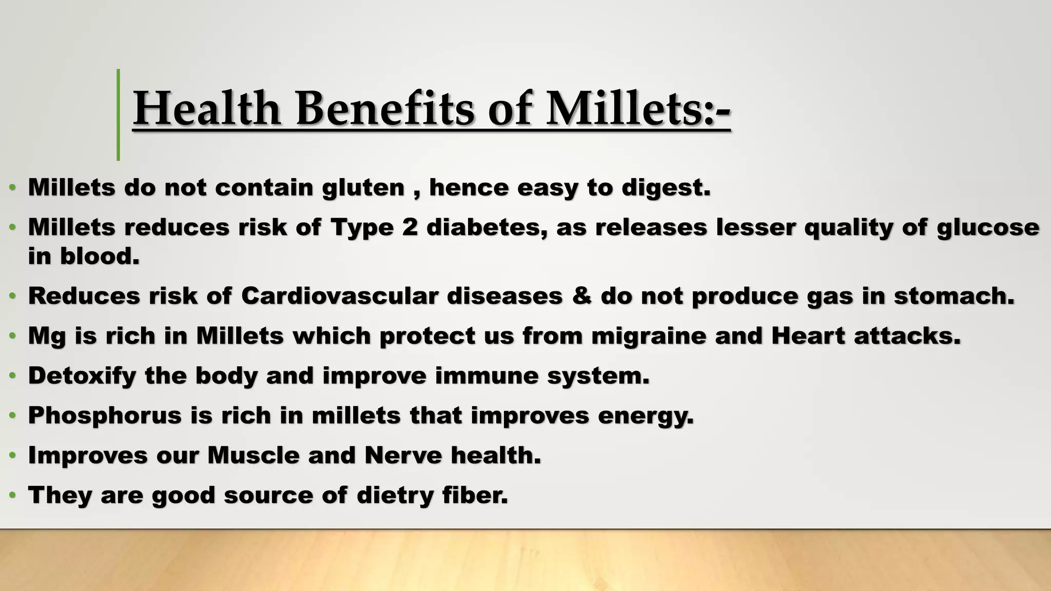 millet ppt | PDF