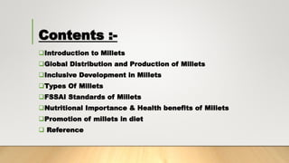 millet ppt | PDF