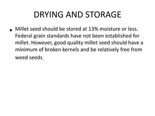 Millets | PPTX
