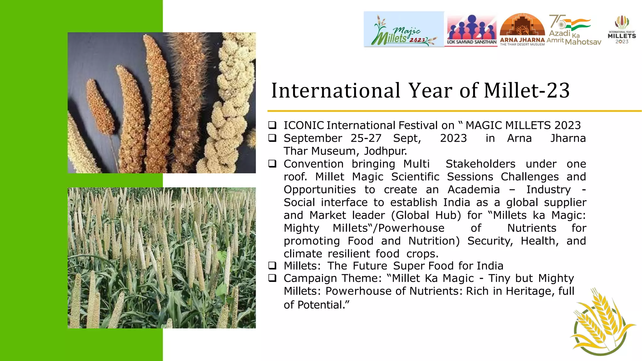 Magic Millets - 2023 | PDF