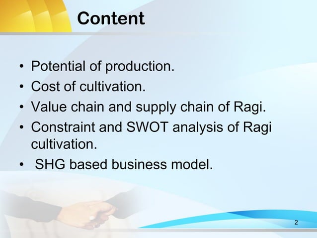 Millet value chain | PDF | Agriculture | Industries
