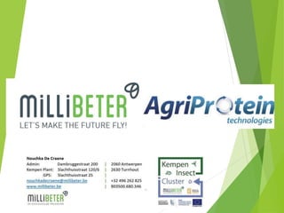 Insect Bioconversion - Nouchka De Craene, Millibeter | PPT