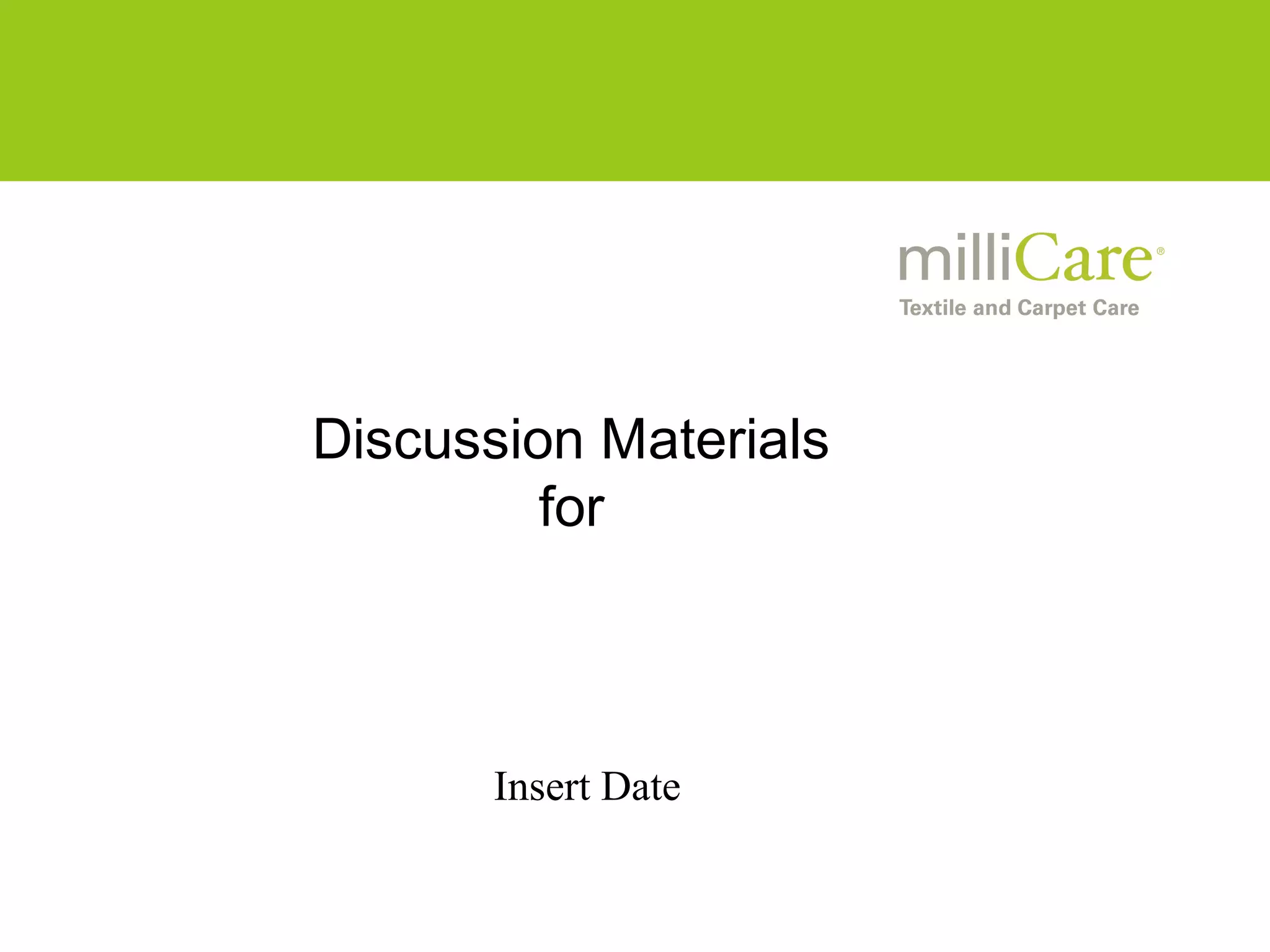 MilliCare Carpet Care | PPT