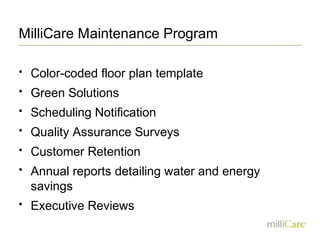 MilliCare Carpet Care | PPT