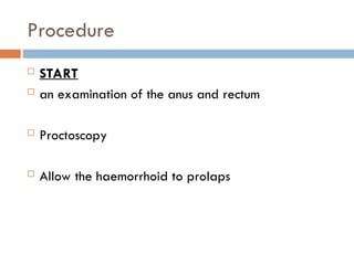 Milligan and Morgan procedure.ppt for doctors | PPT