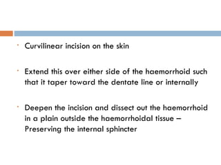 Milligan and Morgan procedure.ppt for doctors | PPT