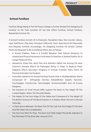 Milli Jain- School Furniture (Chair Design) | PDF