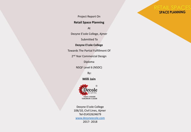 Milli jain (Retail Space Planning) | PDF