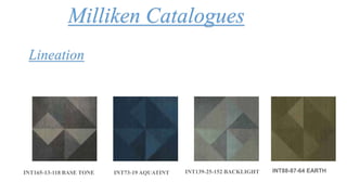 Milliken catalogues revised | PPTX