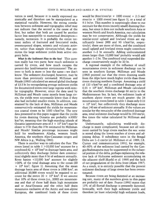 Milliman&syvitski 1992 | PDF