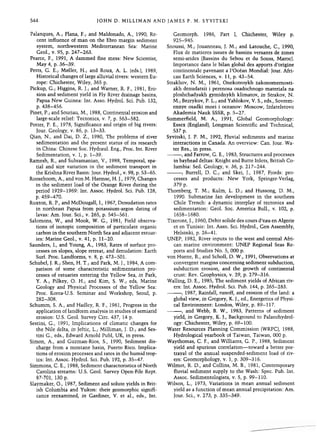 Milliman&syvitski 1992 | PDF