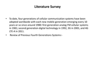 Millimeter wave mobile communication for 5G cellular. | PPTX