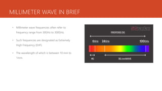 Seminar on Millimeter waves ppt | PPTX