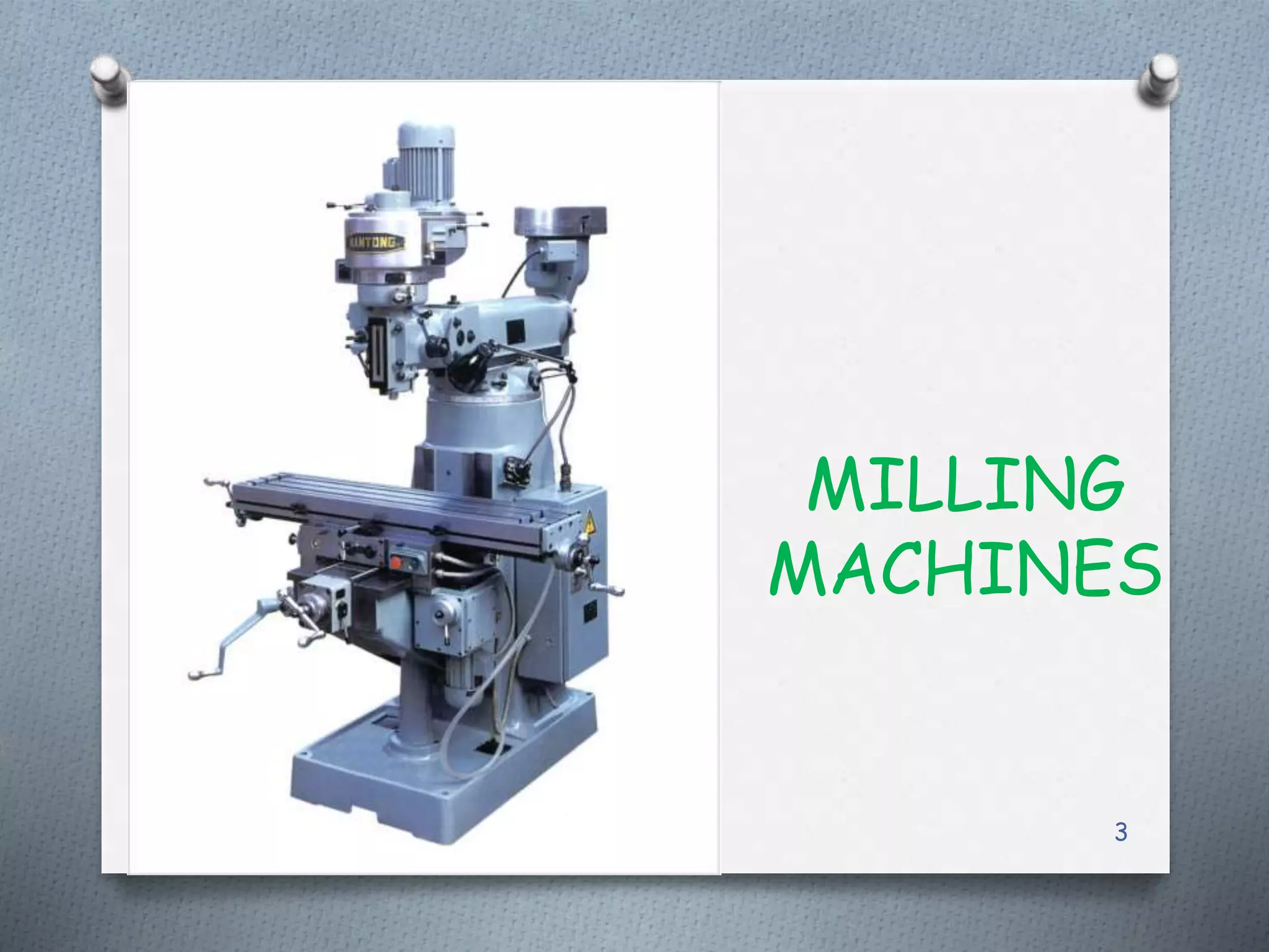 PPT on Milling | PPTX