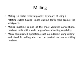 Milling | PDF