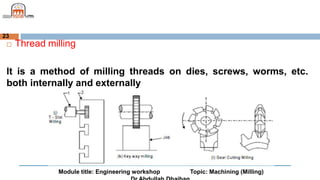 Milling | PPTX