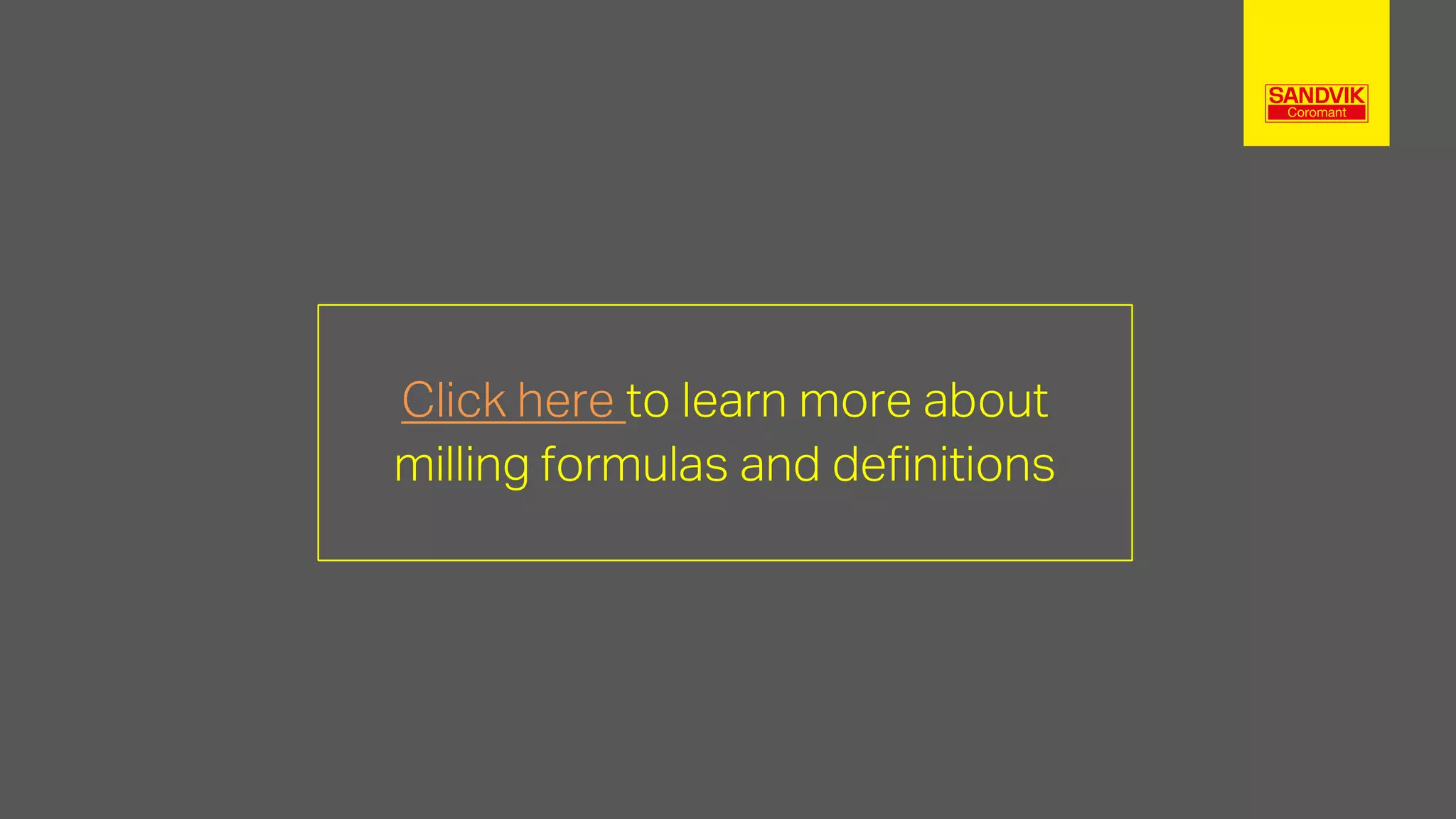 Milling 101: Formulas for milling operations | PDF