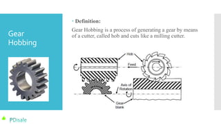 Milling and GearCutting. | PPTX