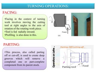 Milling and turning operations | PPTX