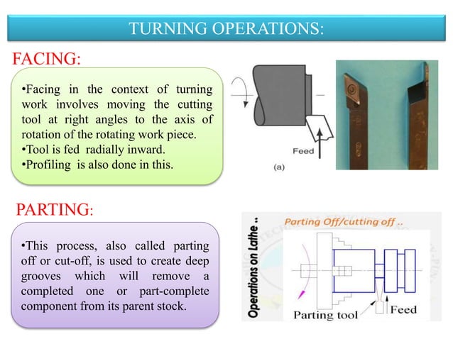 Milling and turning operations | PPTX | Woodworking | Arts and Crafts