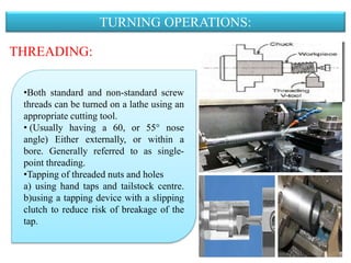 Milling and turning operations | PPTX