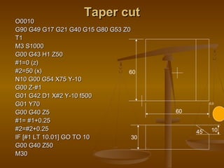 CNC Milling (fanuc system) | PPT