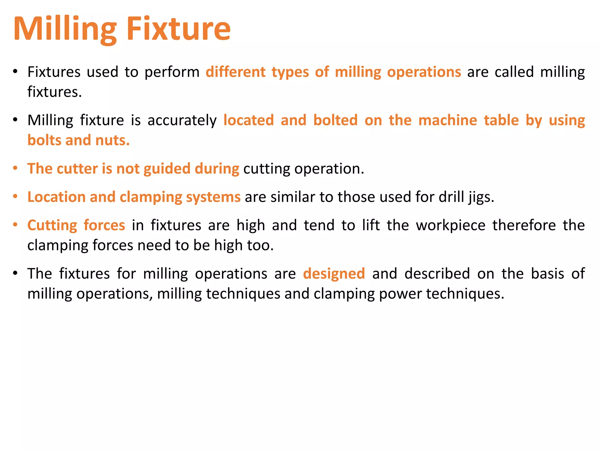 Milling Fixture | PDF