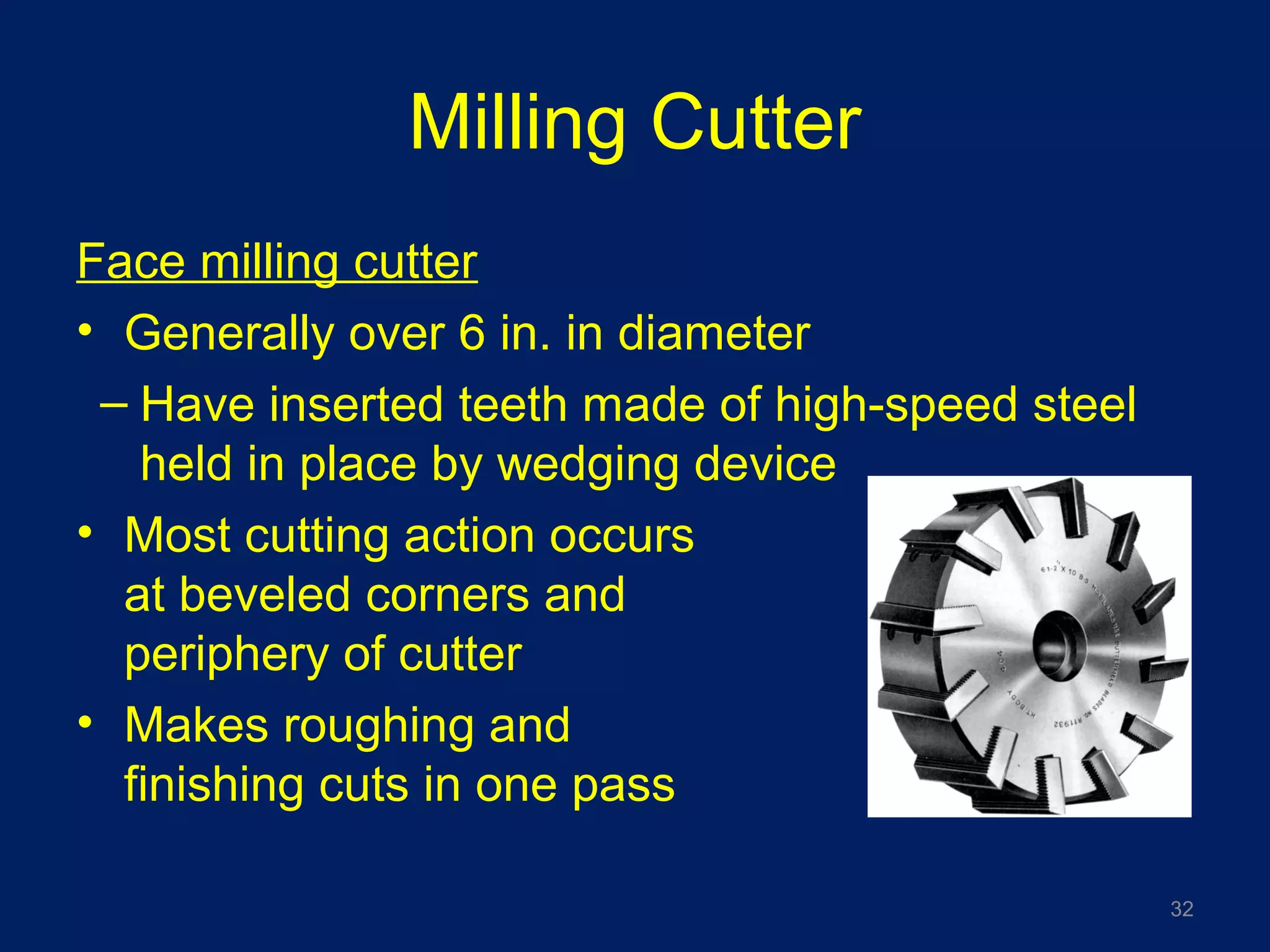 Milling & Gear Cutting | PPT