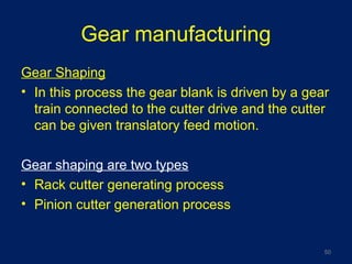 Milling & Gear Cutting | PPT