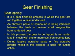 Milling & Gear Cutting | PPT