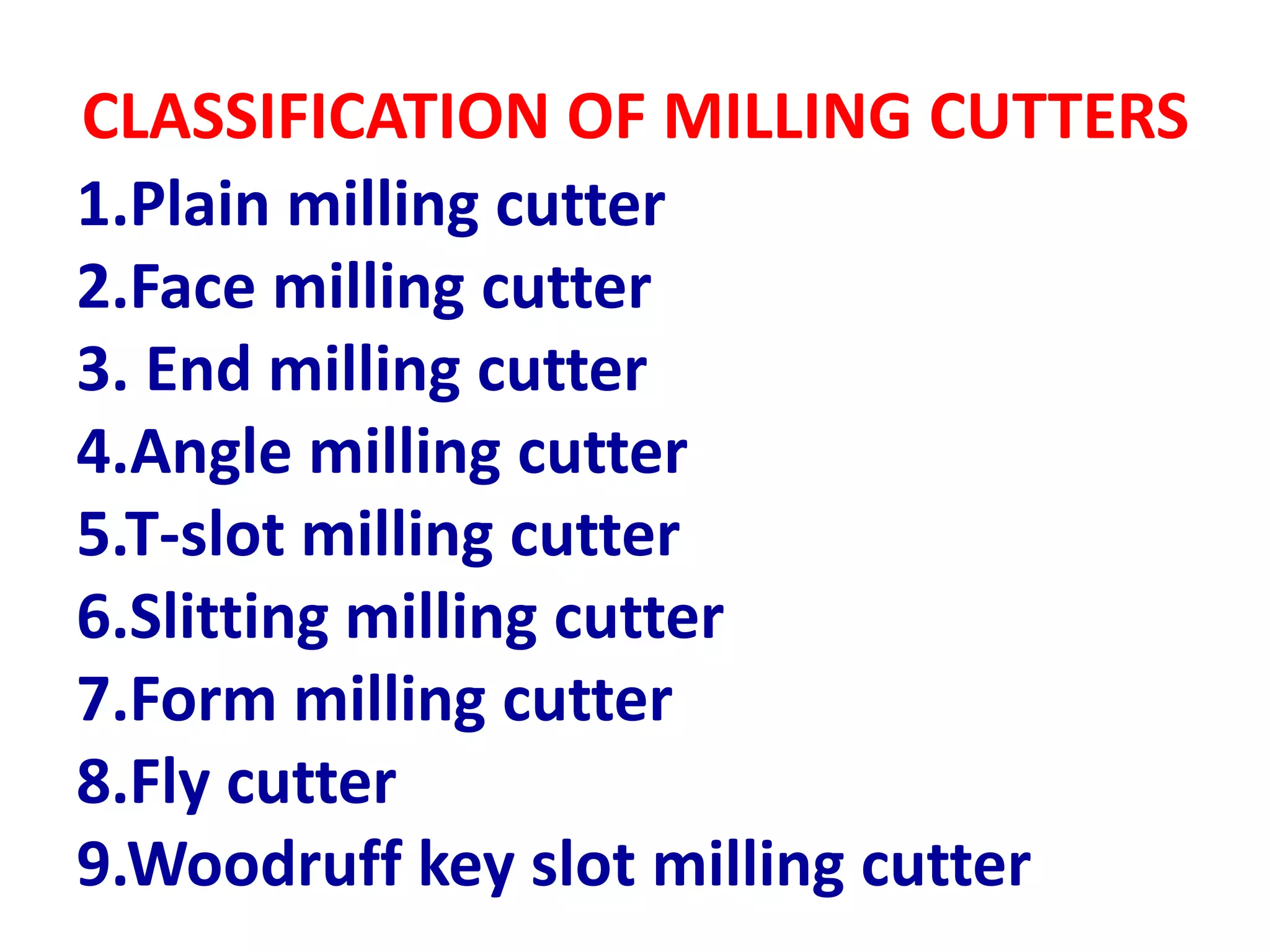 Milling machine-types-operations..etc..from L.NARAYANAN,M.E.,AP.MECH