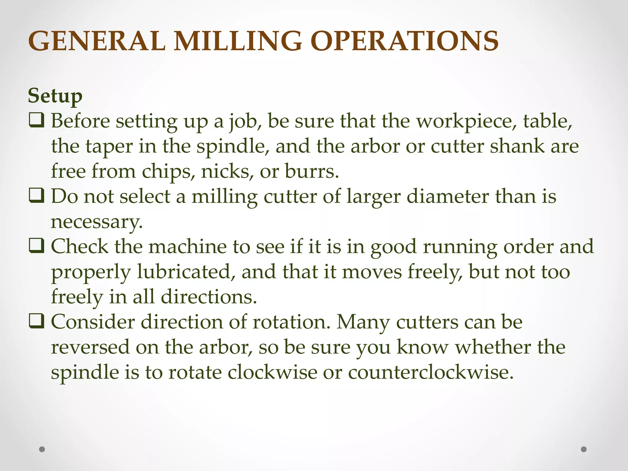 Milling machine | PPTX