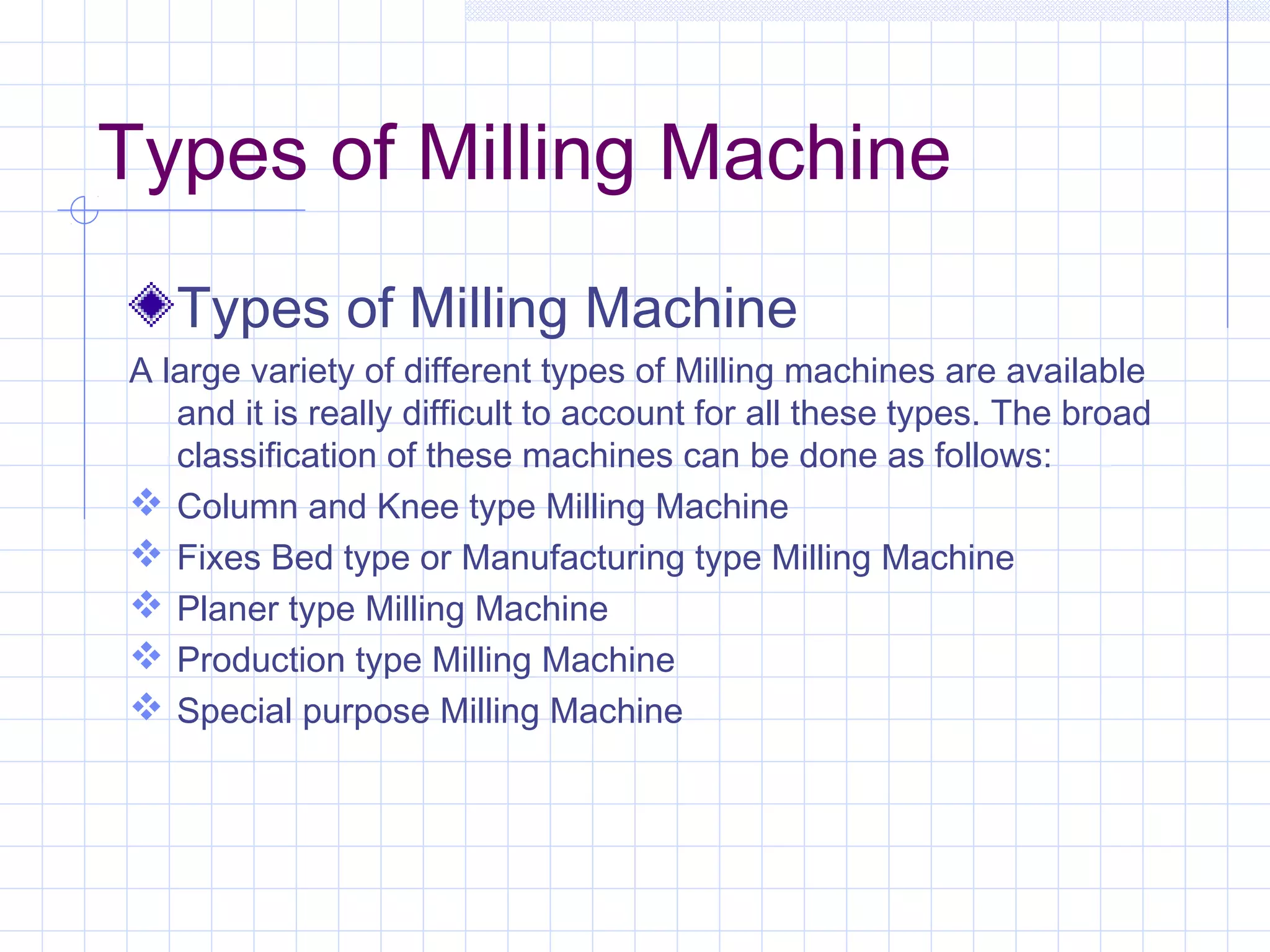 Introduction to Milling Machines | PPT
