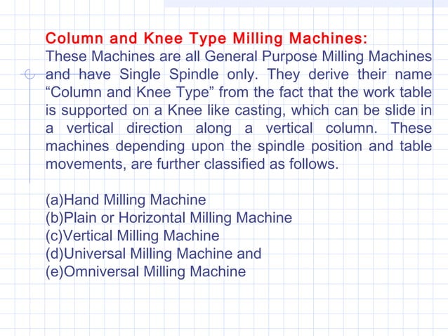 Introduction to Milling Machines | PPT