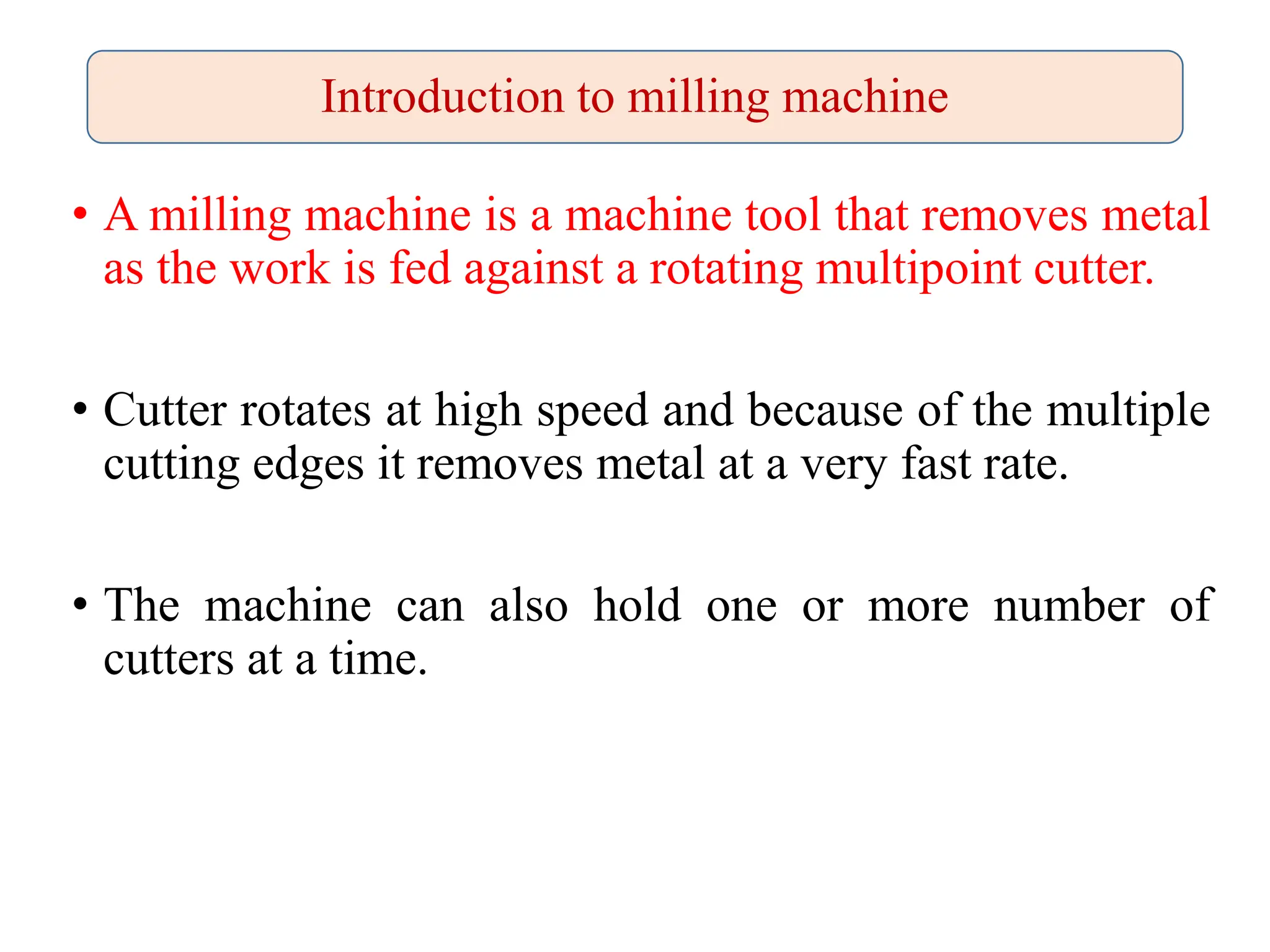Milling Machine-PPT-Unit-02-Diploma-MSBTE | PPTX