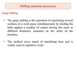 Milling Machine-PPT-Unit-02-Diploma-MSBTE | PPTX
