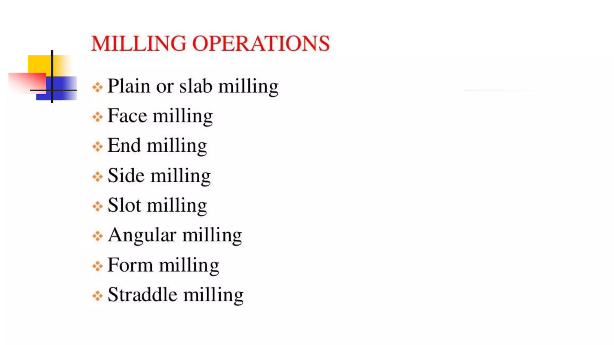 MILLING MACHINES & MILLING PROCESSES.ppt