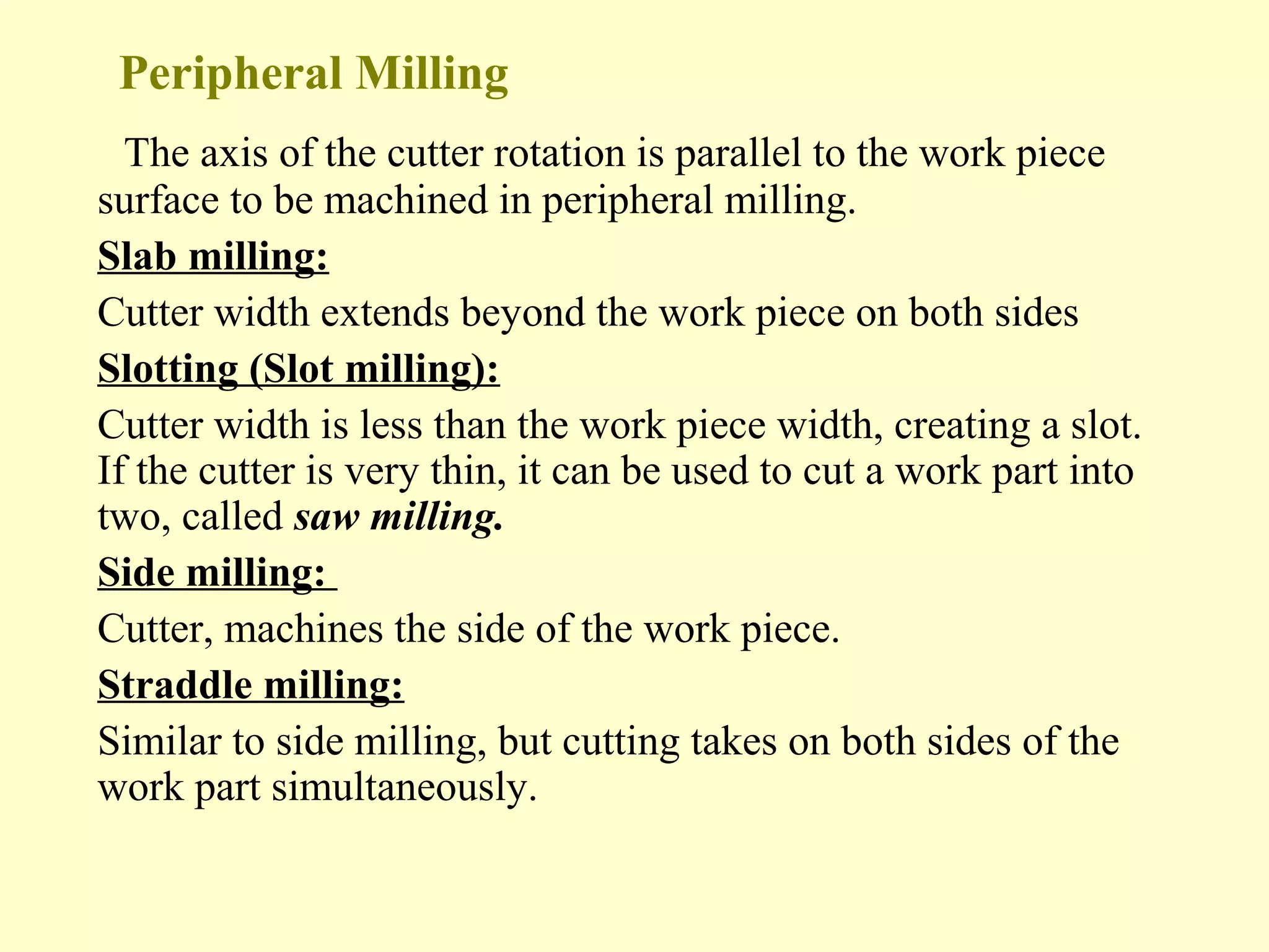 Milling Machines | PPT