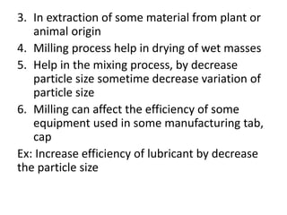 Milling part 1 2020 | PPTX