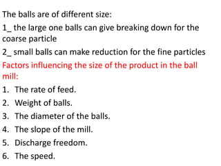 Milling part 2 2020 | PPTX